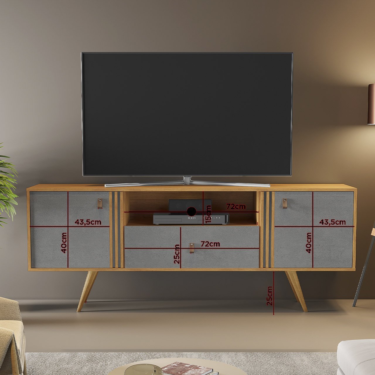 Rack para TV de Até 70 Polegadas Sublime JCM Movelaria RACK SUBLIME | MadeiraMadeira