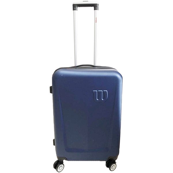 Mala Wilson Preta 24"Pol Tamanho M Expansiva Lisa - Azul | MadeiraMadeira