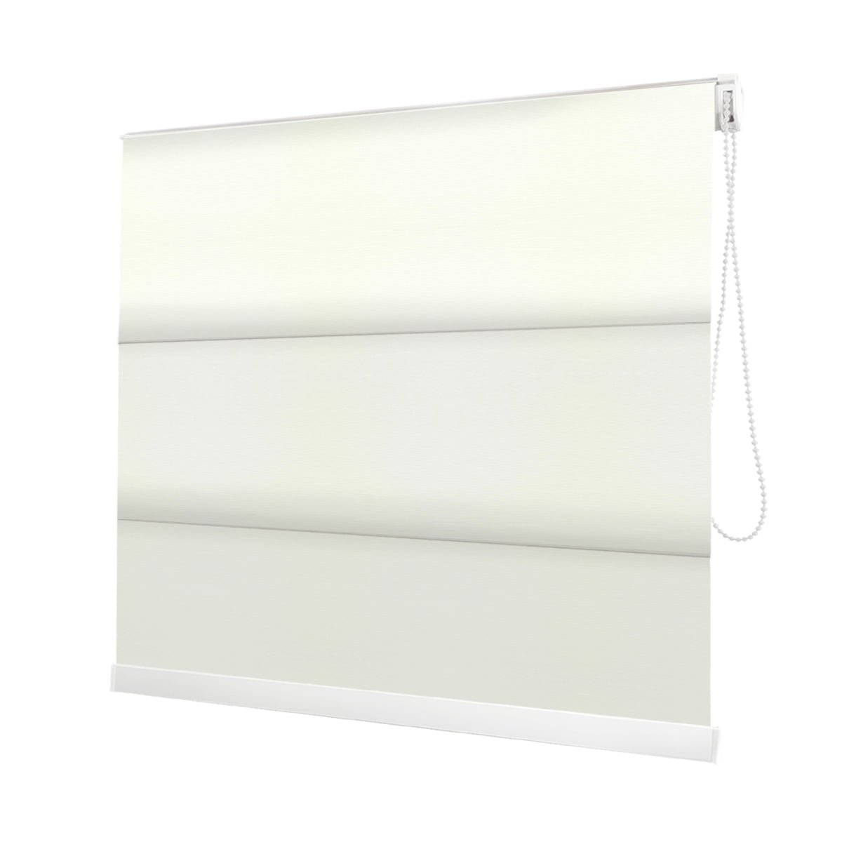 Persiana Romana Branca - 1,20m Larg X 1,30m Alt - Tecido Blackout - Persianet | MadeiraMadeira