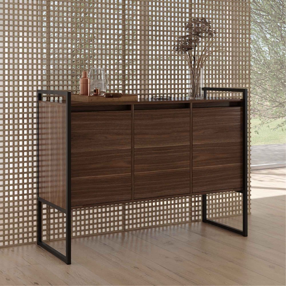 Buffet Industrial 3 Portas Affara | MadeiraMadeira