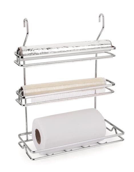 Porta-Rolos Triplo Forma | MadeiraMadeira