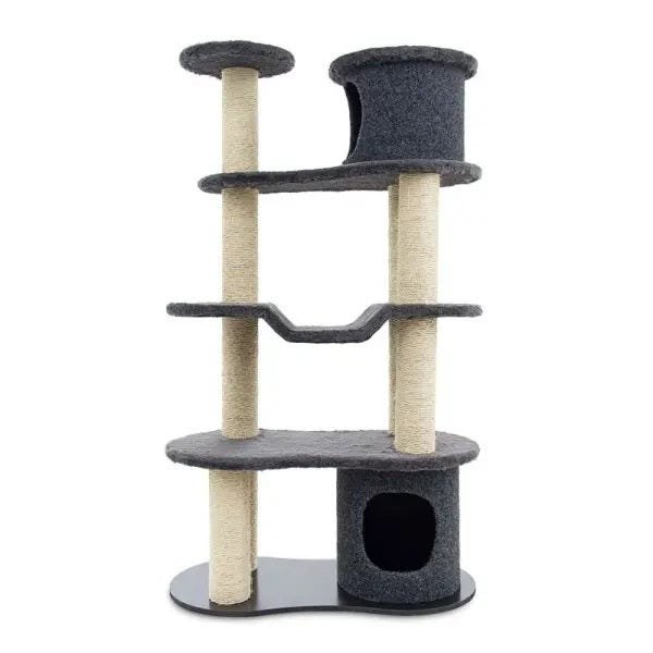 CARLU PET HOUSE - ARRANHADOR BUILDING CINZA | MadeiraMadeira