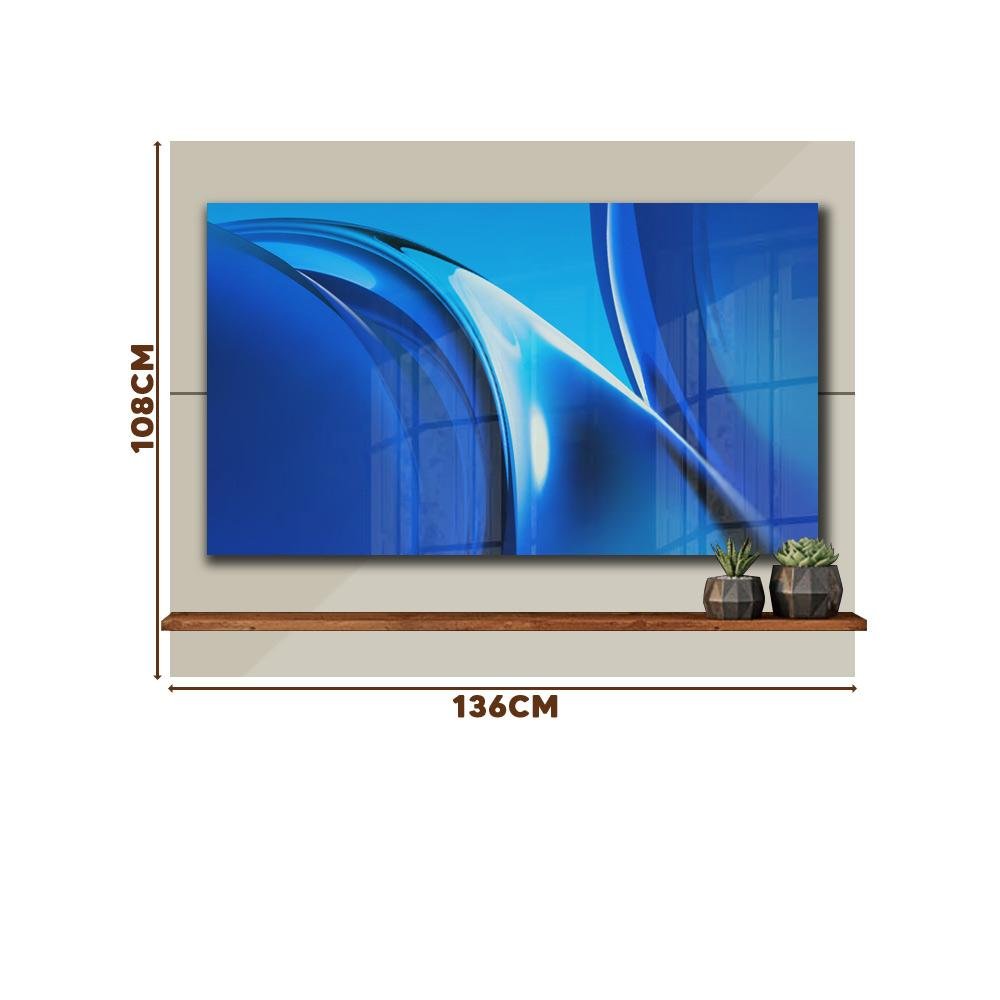 Painel De TV 55 Polegadas Off White Madeira Vênus Tebarrot | MadeiraMadeira