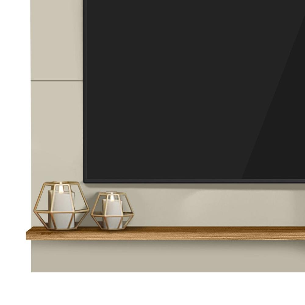 Painel De TV 55 Polegadas Off White Madeira Vênus Tebarrot | MadeiraMadeira