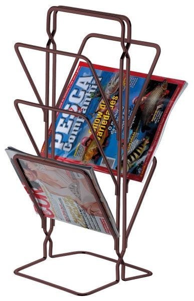 Porta Revista Revisteiro de chão Bronze Future 1210BZ | MadeiraMadeira