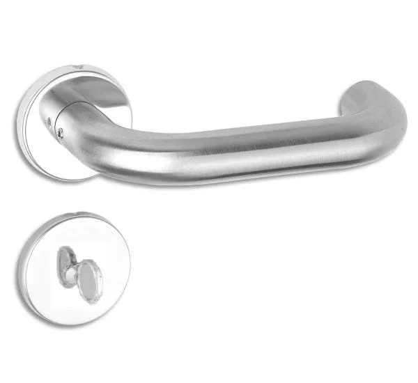 Fechadura TH101 Inox 304 - Roseta 527 - WC - 3573 | MadeiraMadeira