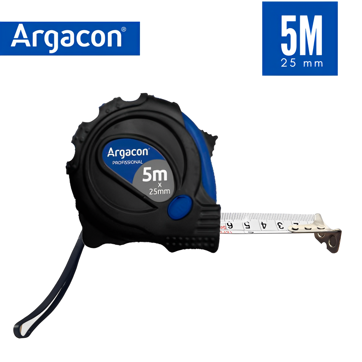 Trena de Aço Profissional 5m Emborrachada com Trava Argacon ...