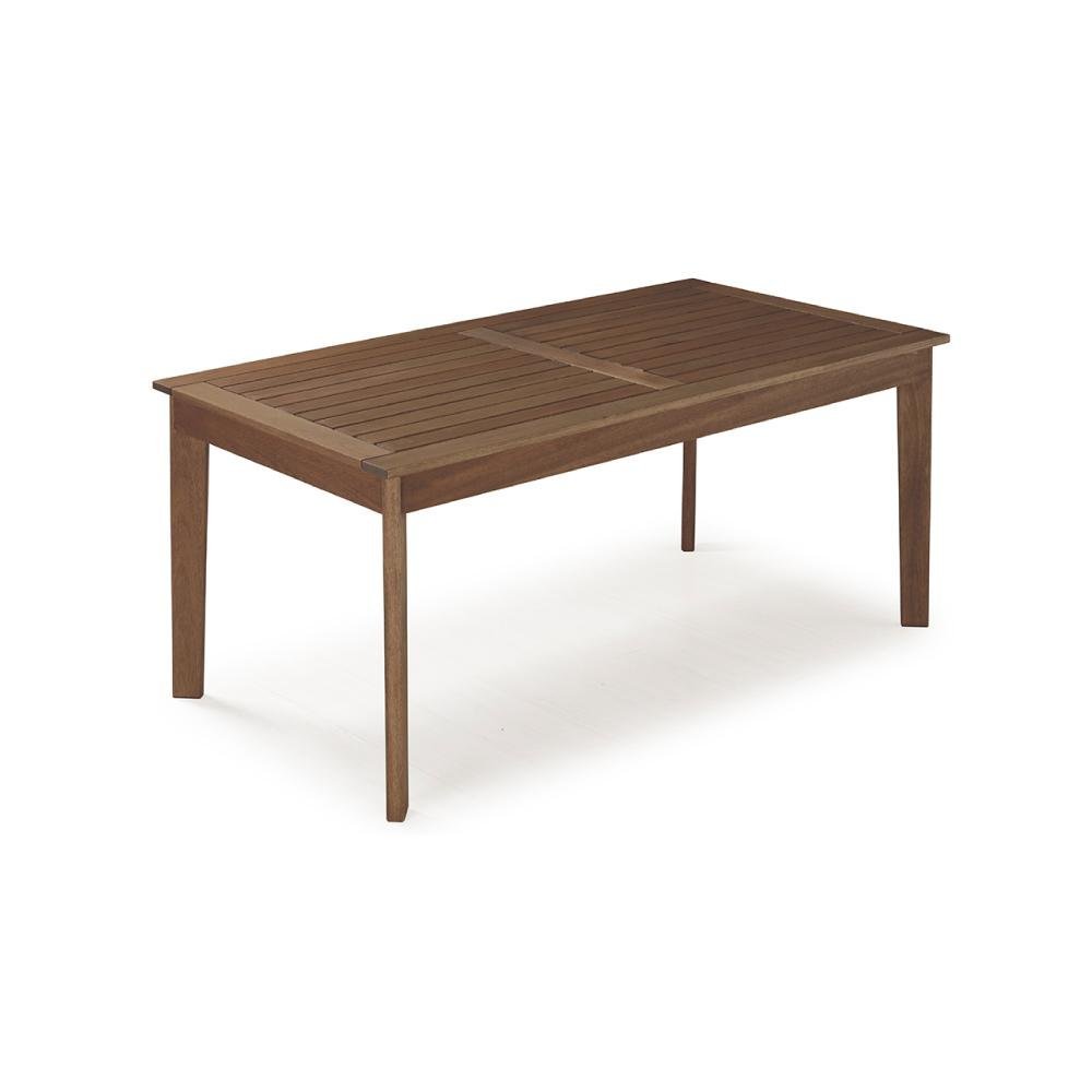 Mesa Retangular Ripada Primavera 250cm Área Externa Eucalipt ...