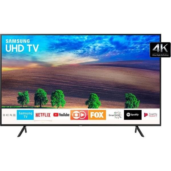 Smart TV LED 75 Polegadas Samsung Un75Nu7100Gxzd, Uhd 4K, Wifi, USB ...