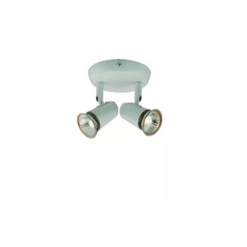 Luminária 2xgu10 Led P/ Quarto Sala Cozinha Banheiro Cor Da Lâmpada ...