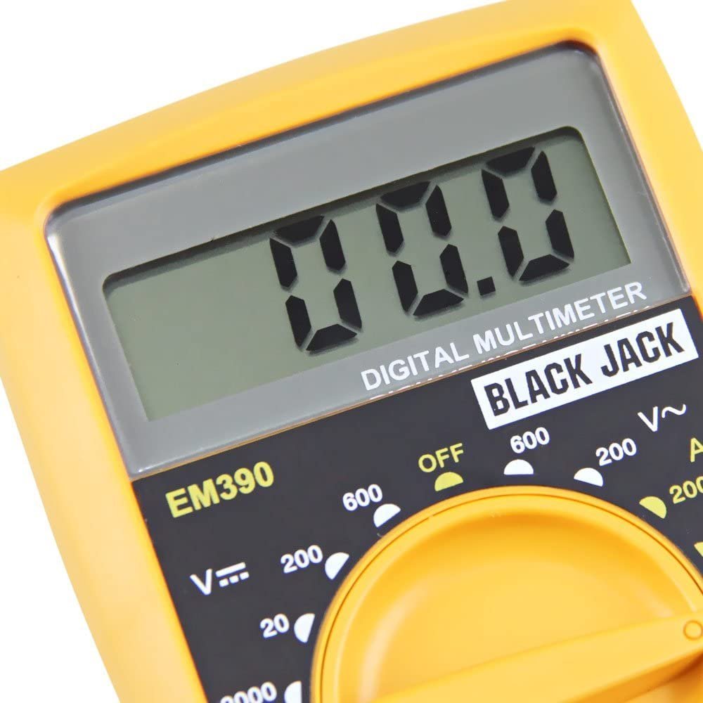 MULTÍMETRO DIGITAL CORRENTE AC DC TELA LCD - BLACK JACK T815 ...