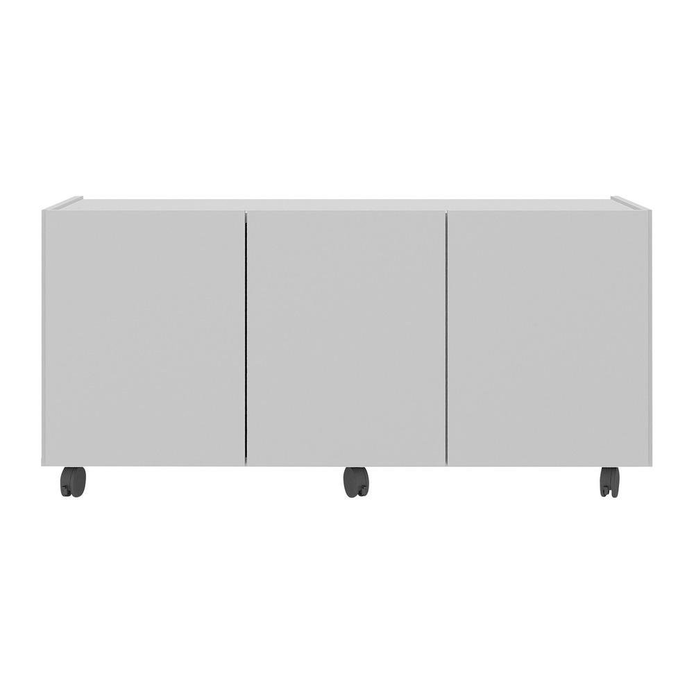 Rack para Tv até 32 Polegadas com 3 Portas e Rodízios Multimóveis ...