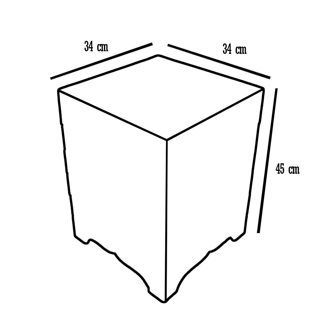 Banco Madeira Volpi Baú com Ladrilho Hidráulico Azulejo - A2 ...