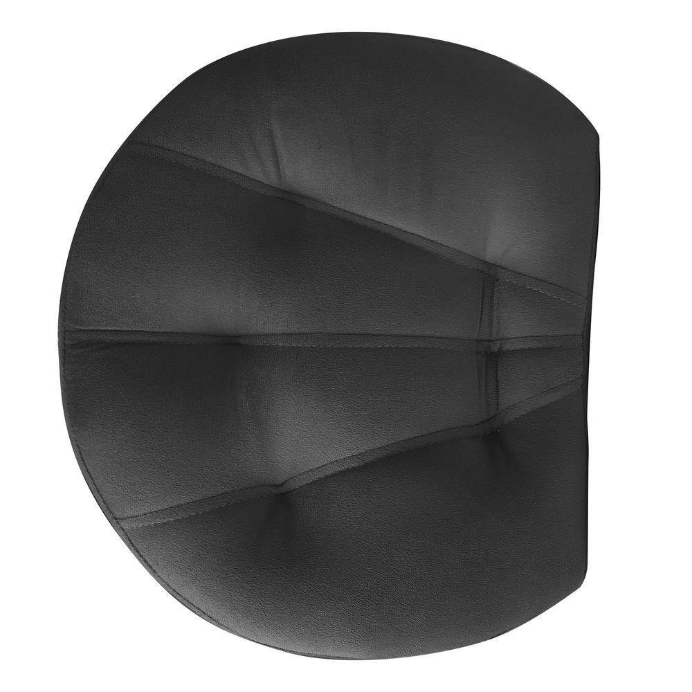 Puff Camarim Fofo Preto Katy Potente Móveis | MadeiraMadeira