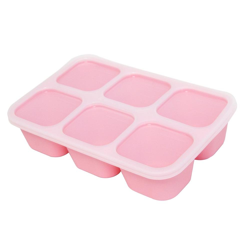 Forma Silicone Para Congelar Papinha Marcus E Marcus Tampa Flexível Rosa | MadeiraMadeira
