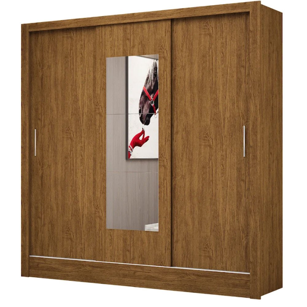 Guarda-Roupa Casal Dubai 3 Portas com Espelho Carioca Móveis ...