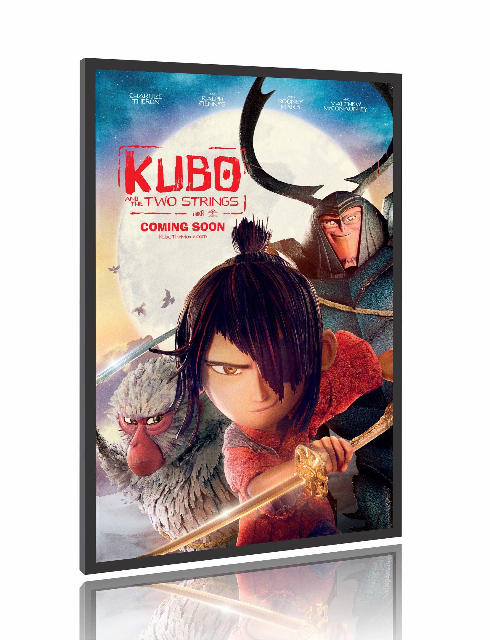 Quadro Pôster Kubo e as Cordas Mágicas 60x90 | MadeiraMadeira