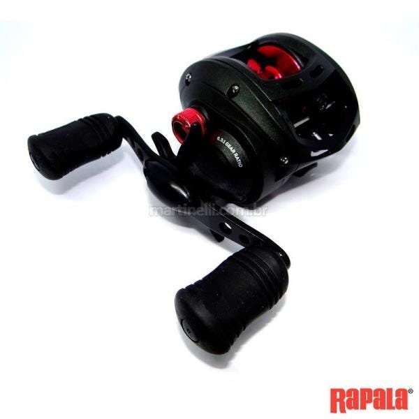 Carretilha Rapala Naja 200 - Direita - Preto | MadeiraMadeira
