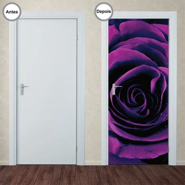 Adesivo Decorativo de Porta - Rosa - 267pt | MadeiraMadeira