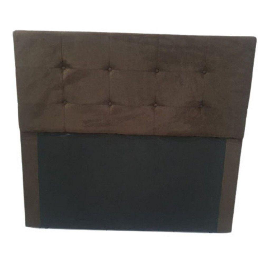 Cabeceira Estofada Queen Size Majestade Sonoreal Marrom | MadeiraMadeira