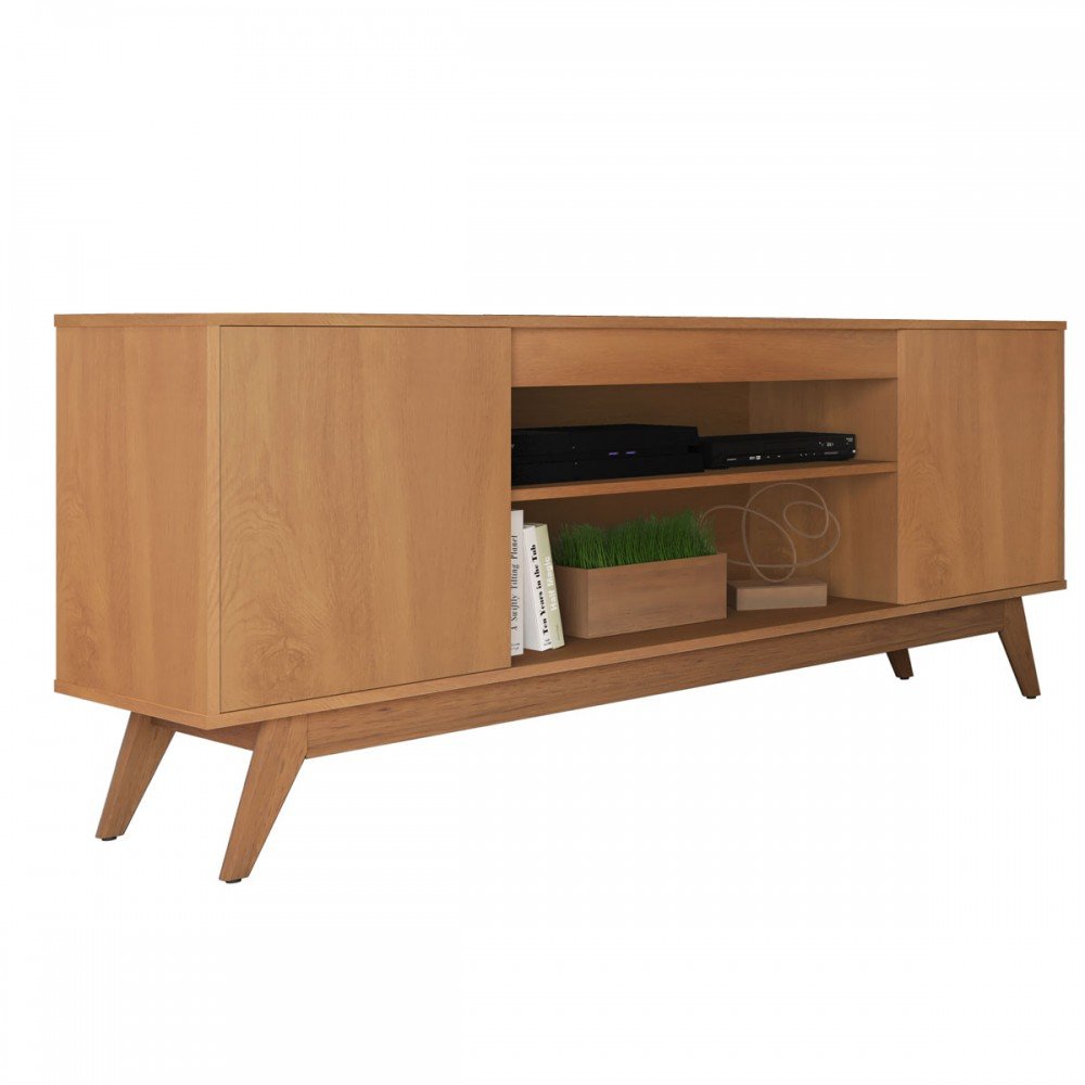 Rack para TV Até 60 Polegadas Malibu Wood 2 Portas Nature - Giga Móveis ...