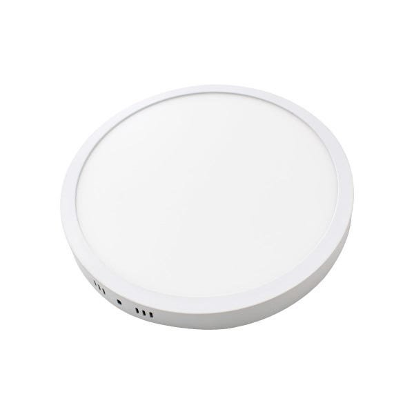 Kit 3x Painel Plafon Led 25w Luminária Sobrepor Redondo Branco Quente ...