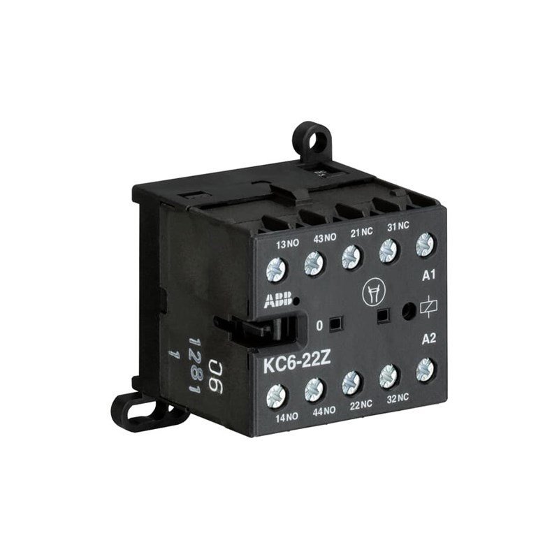 Mini Contator ABB KC6-22Z-01 24V 2NA 2NF | MadeiraMadeira
