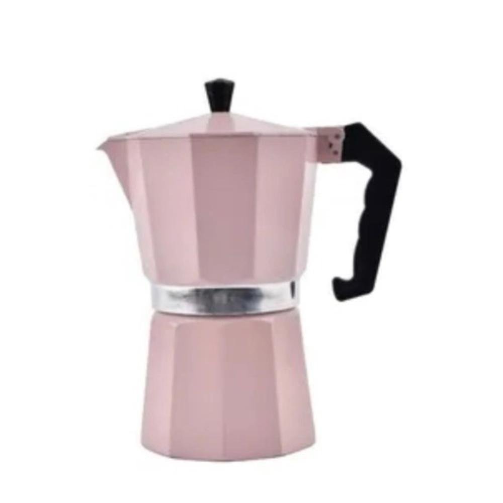 CAFETEIRA ITALIANA ROSE EM ALUMINIO LUXO PREPARACAO DE CAFÉ TRADICIONAL ...