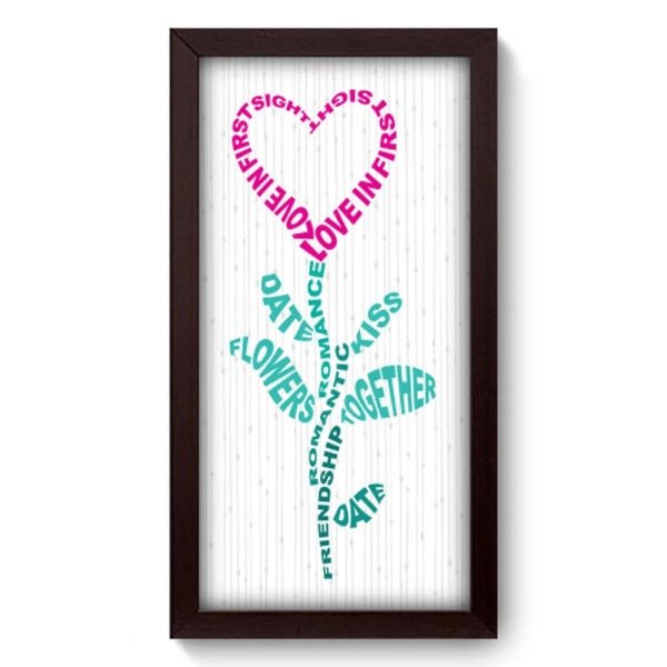 Quadro Decorativo - Words - 012qdop | MadeiraMadeira
