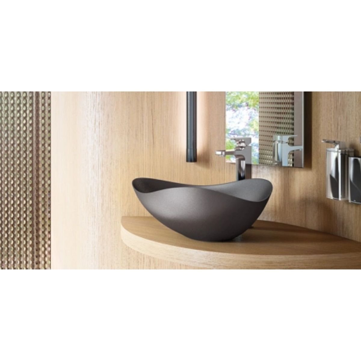 CUBA DE APOIO ROCA 375 RUY OHTAKE GRAFITE | MadeiraMadeira