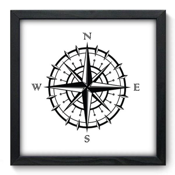 Quadro Decorativo - Rosa dos Ventos - 041qdkp | MadeiraMadeira