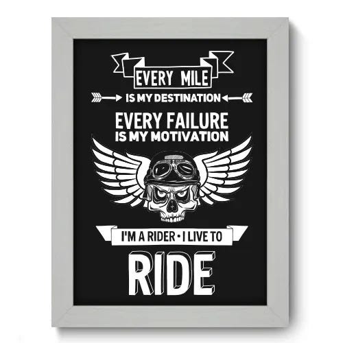 Quadro Decorativo - Motorcycle - 200qddb | MadeiraMadeira
