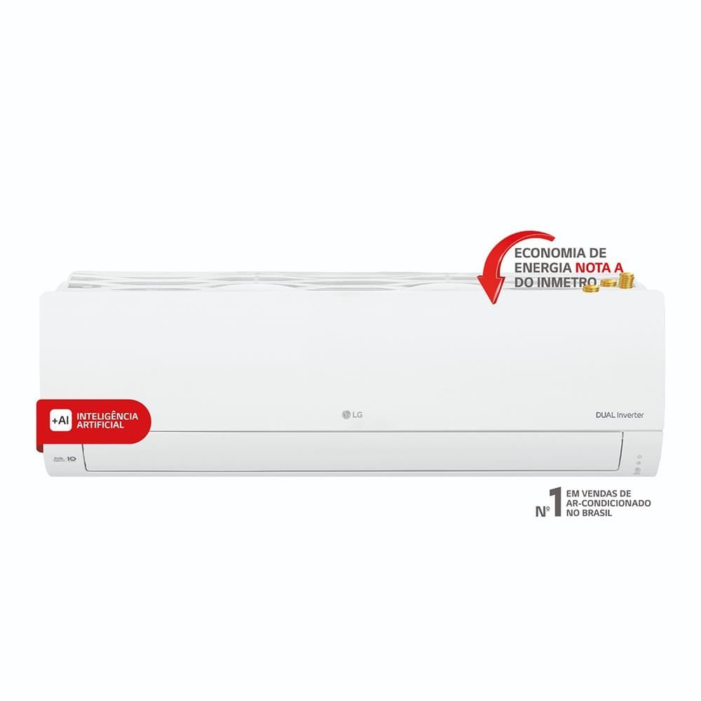 Ar Condicionado Split Hi Wall Lg Dual Inverter Compact 9.000 Btus Frio ...