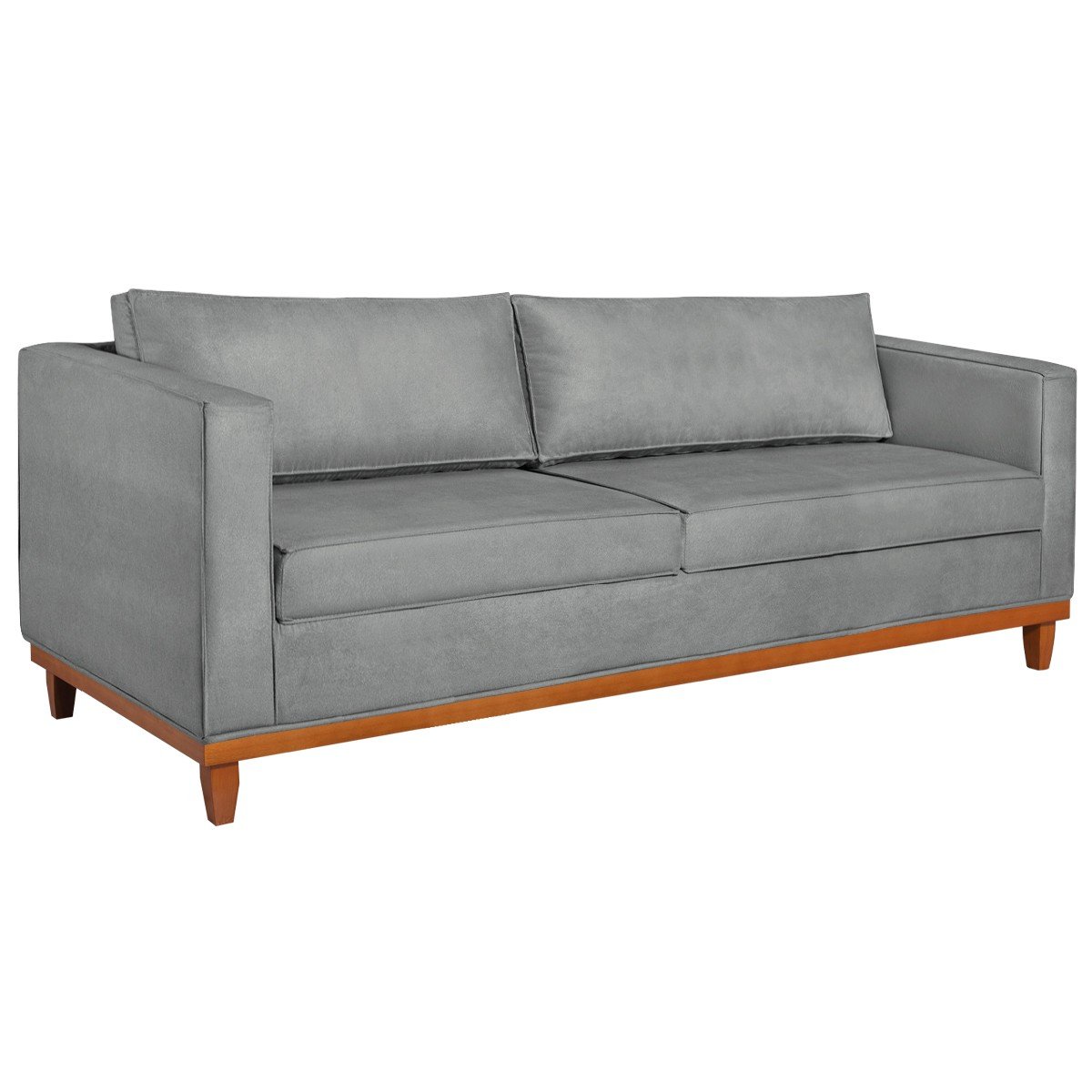 Sofa 3 Lugares Europa 180cm Estilo Conforto e Elegancia Bouclé - Doce Sonho Móveis | MadeiraMadeira
