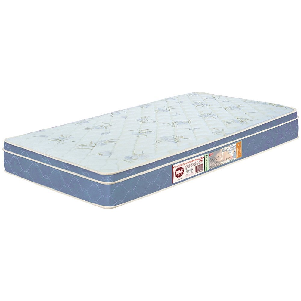 Colchão Solteiro Castor Espuma D45 Sleep Max Branco 25x88x188 ...