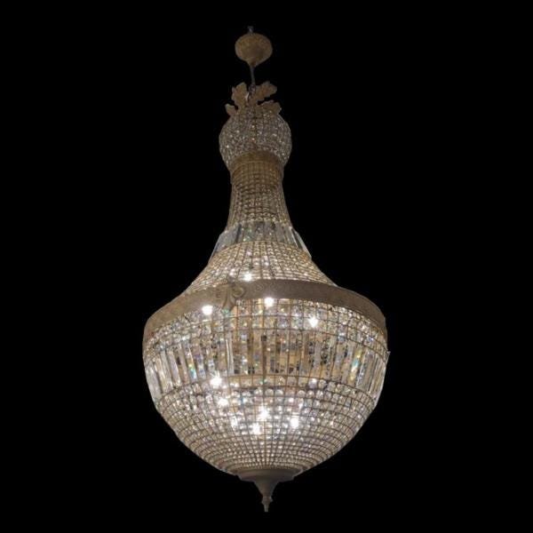 Lustre Clássico em Cristal 160 x 80 cm | MadeiraMadeira