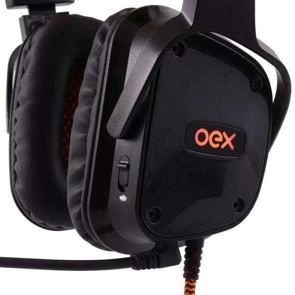Headset Shield Preto Virtual Surround 7.1 Controle Multifuncional Hs409 ...