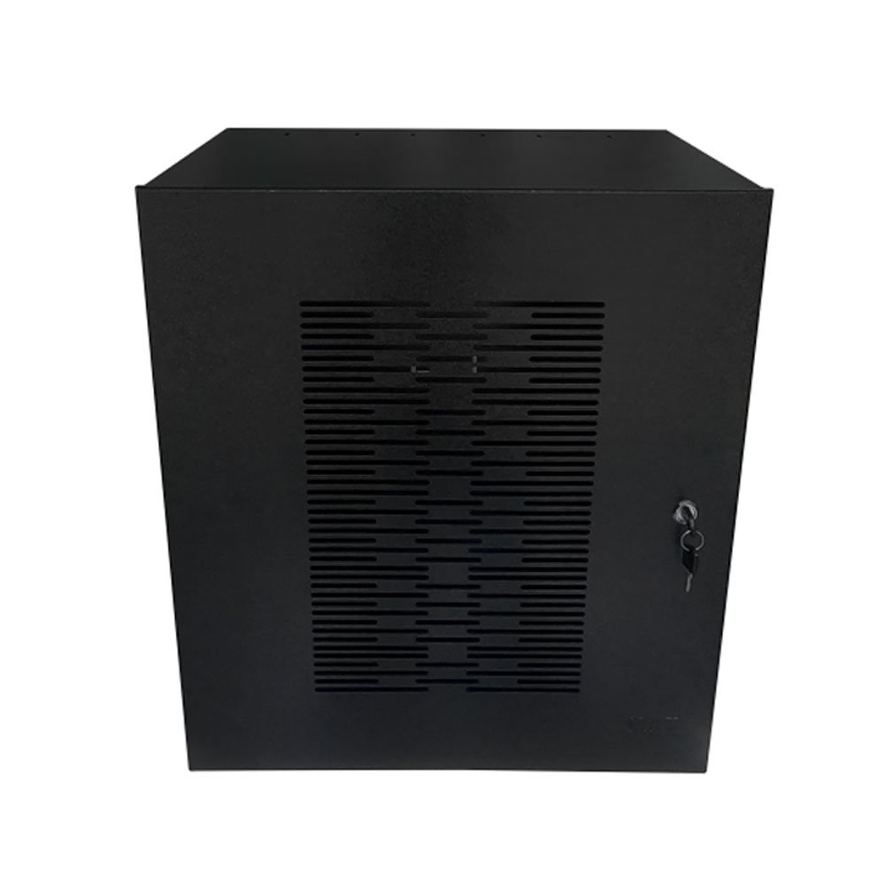 Mini Rack 12u X 400mm Economic Porta Ventilada Preto | MadeiraMadeira