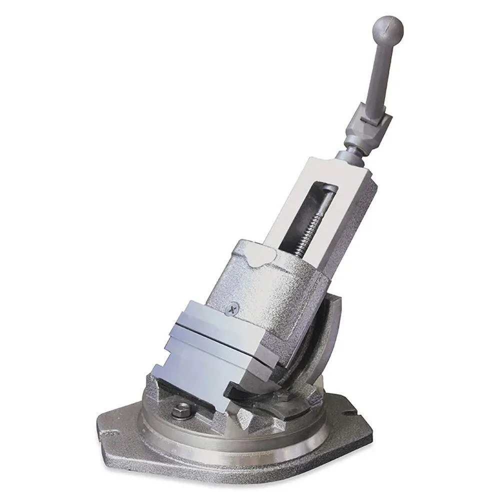 Morsa Giratória Reclinável Para Máquina - Abertura 140mm | MadeiraMadeira