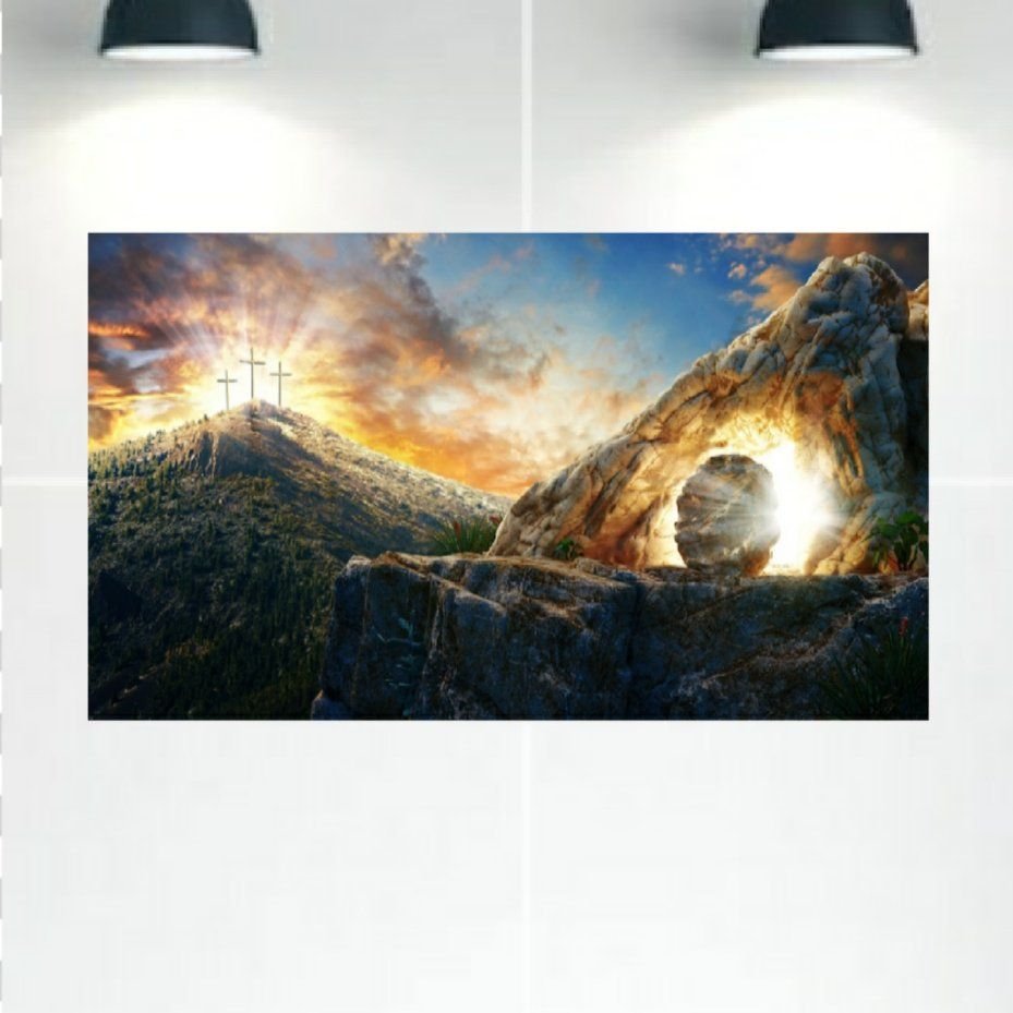 Quadro Decorativo Tela Canvas Religiosos Ref:qbre10 Lojall 150 X 100 Cm ...