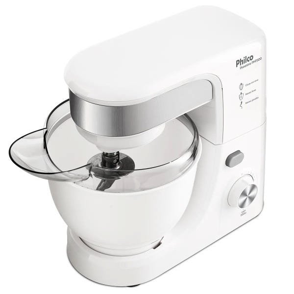 Batedeira Planetária Philco PHP500 Turbo Branca 500W 220V | MadeiraMadeira