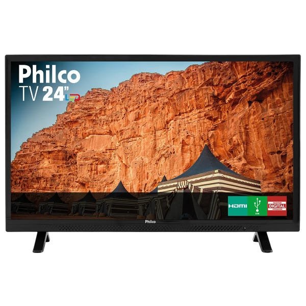 TV Philco LED 24 Polegadas Ph24E30D Bivolt | MadeiraMadeira