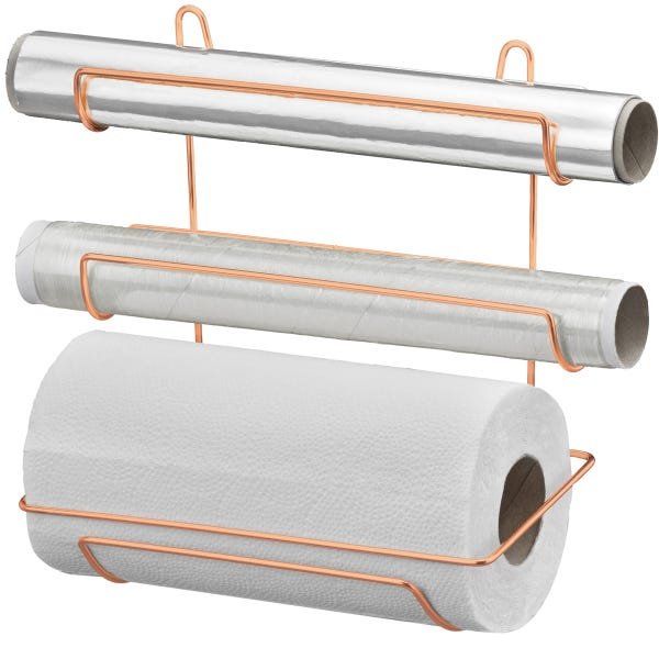 Porta Rolo de Papel Toalha de Parede Suporte Pvc e Alumínio ...