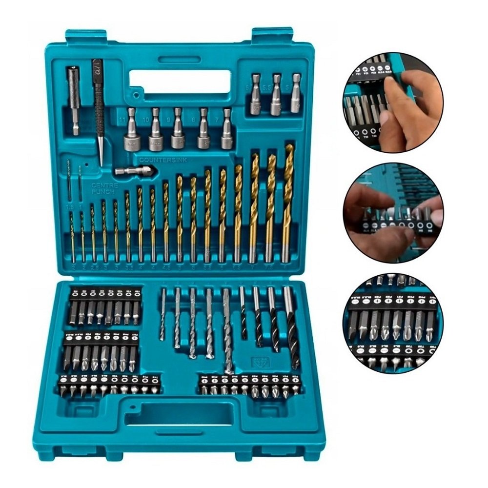 KIT DE BITS E BROCAS 75 PCS B-49373 | MadeiraMadeira