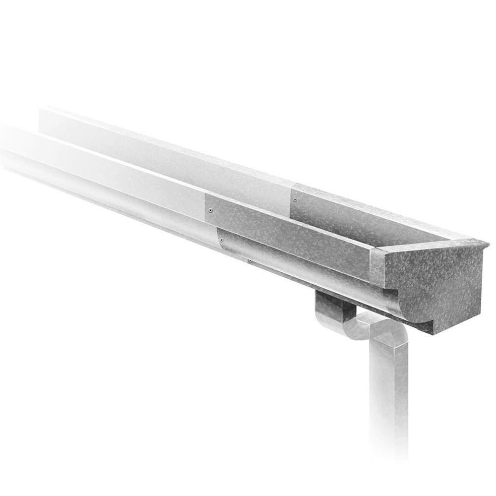 Terminal P/ Calha Com Bocal Moldura Corte 28 Galvanizado | MadeiraMadeira