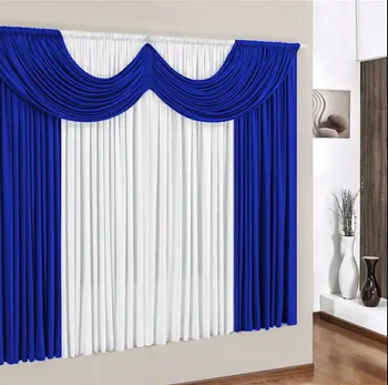 Cortina para Sala e Quarto Paris 3,00 x 2,80 metros Azul - Azul Royal ...