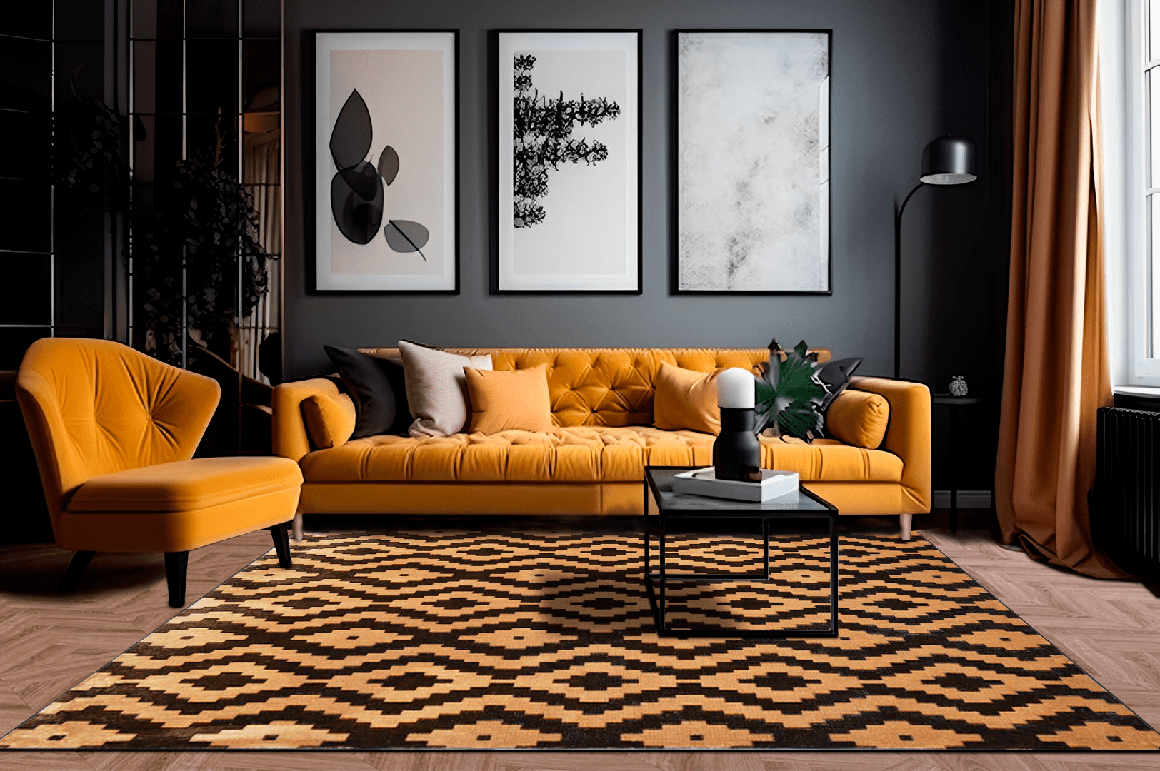 Tapete Rayza Marbella Renaissance Frangélico 1.48m X 2.00m | MadeiraMadeira