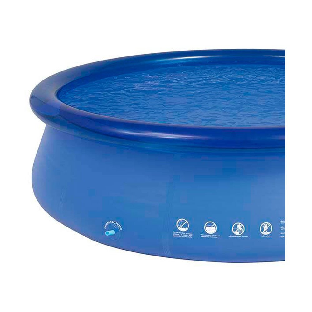 Piscina Mor Inflável Redonda 4600 Litros 3m x 76cm PVC Azul ...