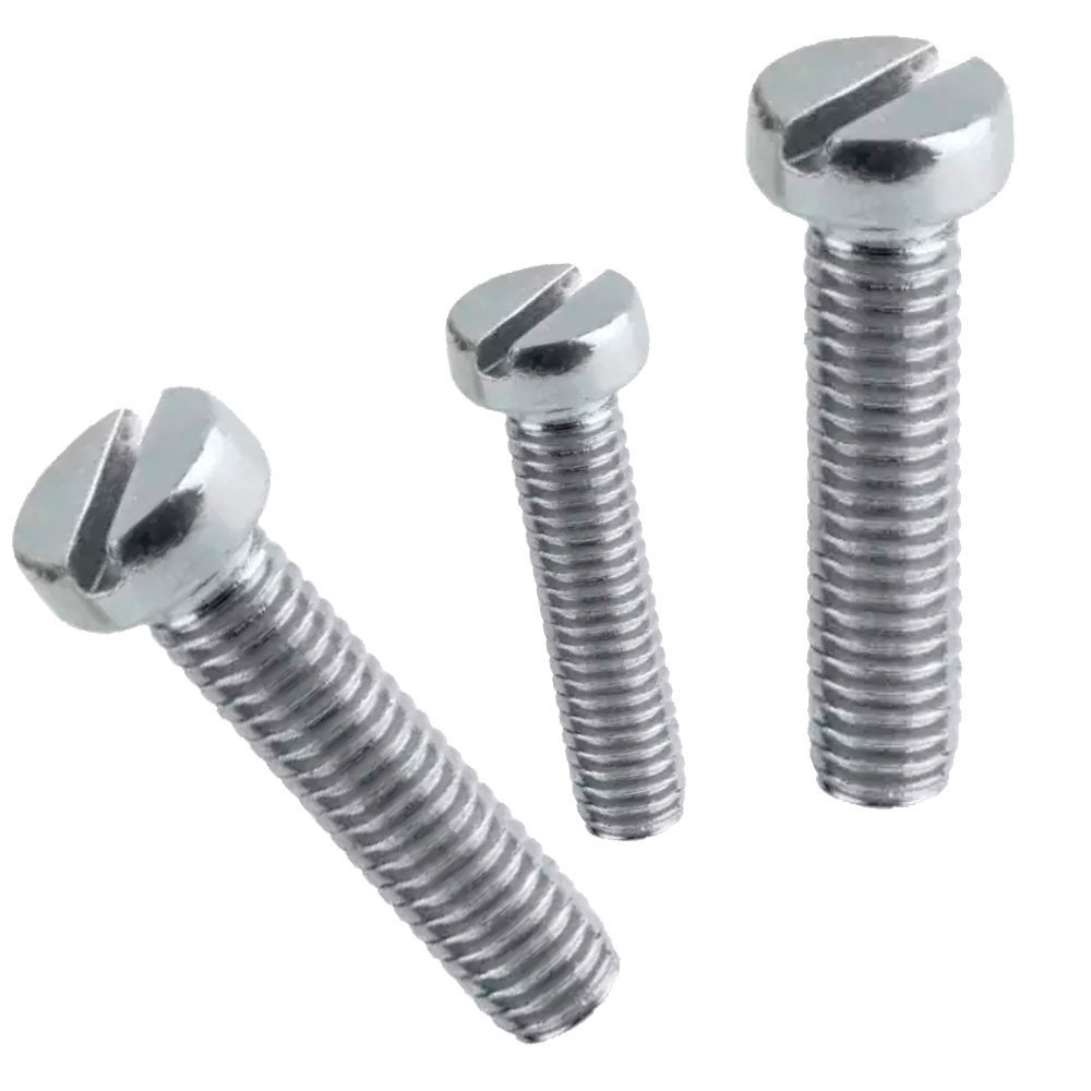 500 PEÇAS - PARAFUSO MAQUINA FENDA C. CILÍNDRICA M3 X 4MM | MadeiraMadeira