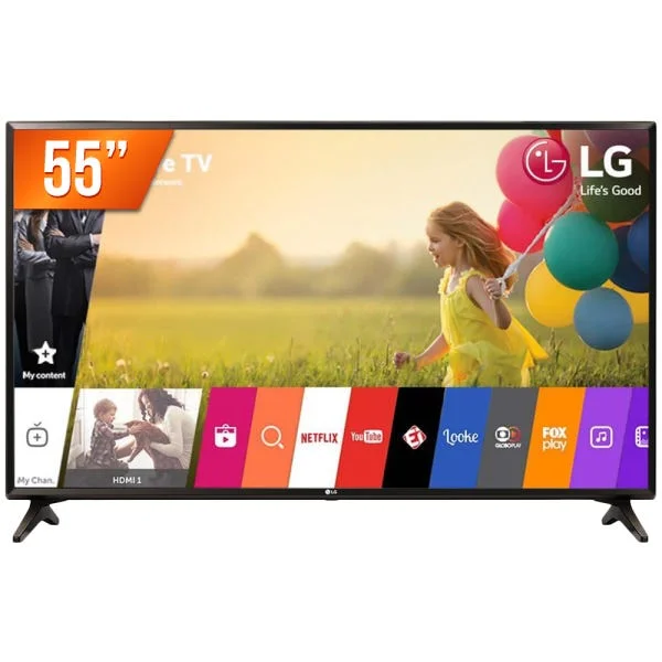 Smart TV LED 55 Polegadas Ultra Hd 4K Lg 55Uk631C HDMI USB Wi-Fi ...